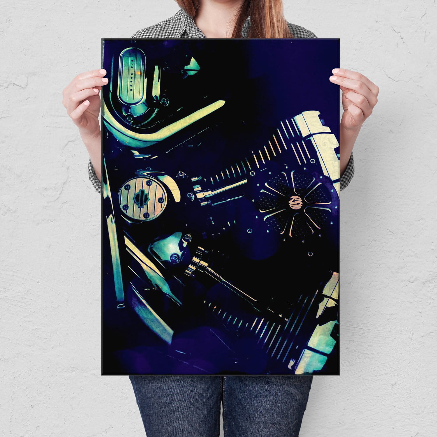 Metal poster Silnik SteelPoster