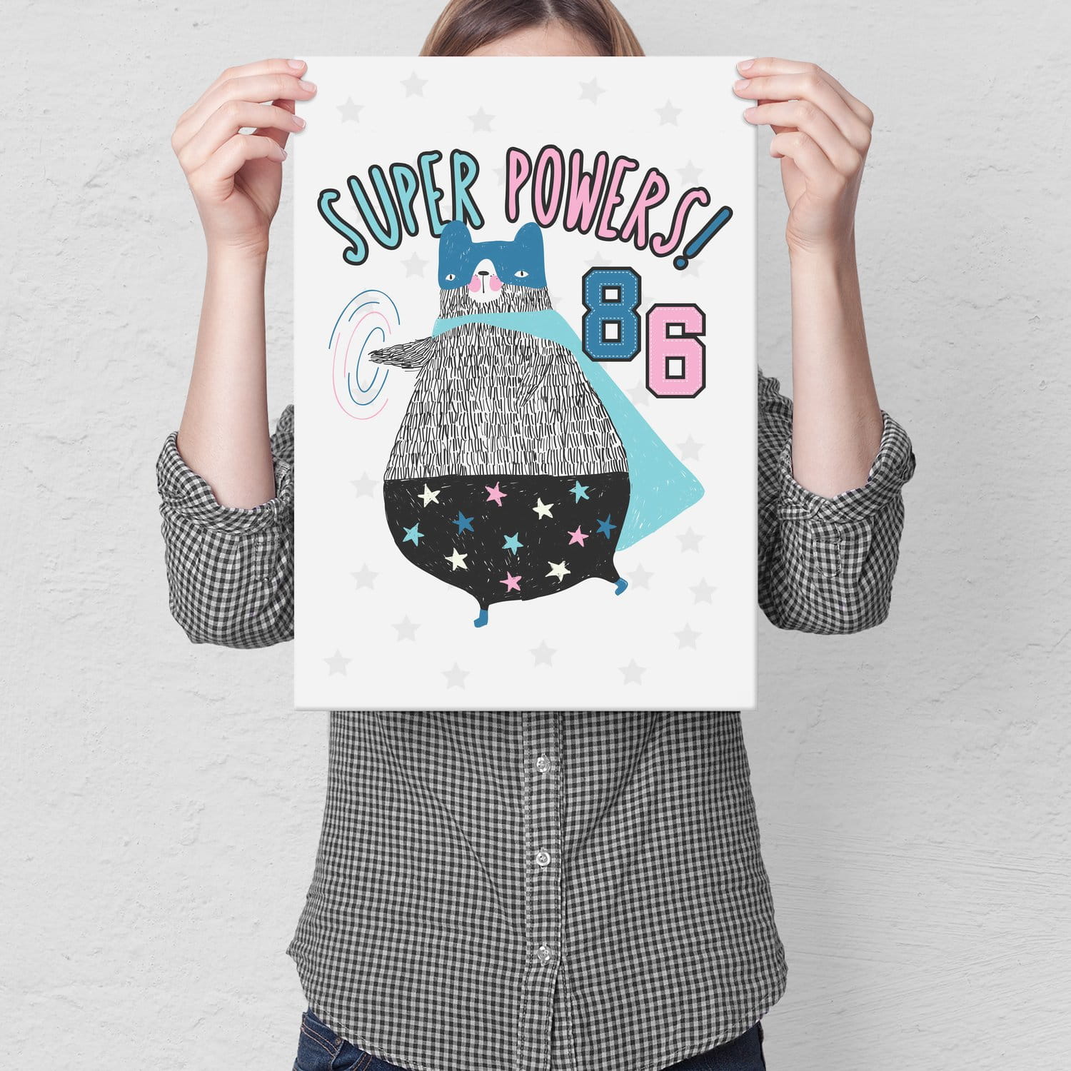 Metal poster Super powers SteelPoster, Marceli Szczepek
